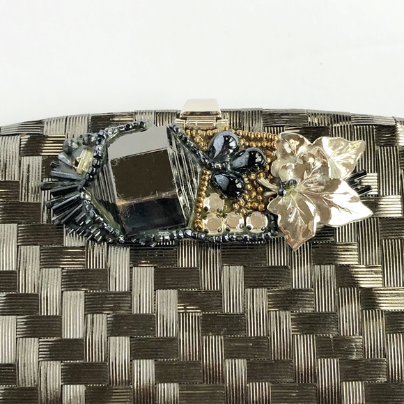 Rodo | Bags | Vintage Rodo Italy Metal Woven Gunmetal Purse | Poshmark